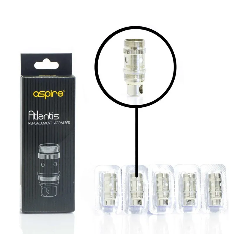 Aspire Atlantis Replacement Coils x5 | Atomizer Coils | Atomizers at ...